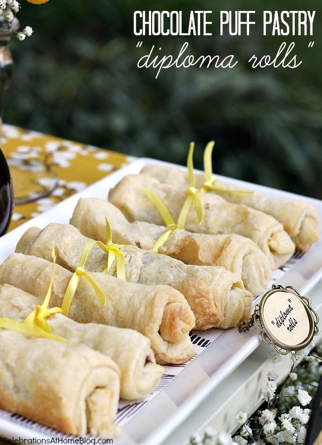 Chocolate Filled Pastry Rolls Recipe - Celebrations at Home