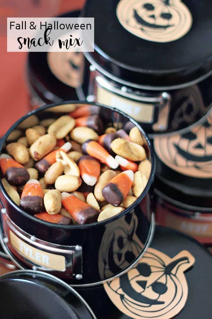 Fall & Halloween Candy Corn Snack Mix - Celebrations at Home